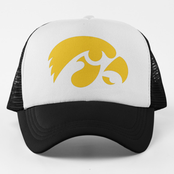 Accessories | New Iowa Hawkeyes Big Logo Foam Trucker Snapback Hat ...